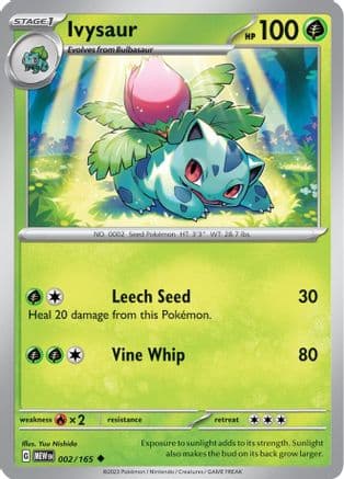 Ivysaur 002-165 – Razor Leaf
