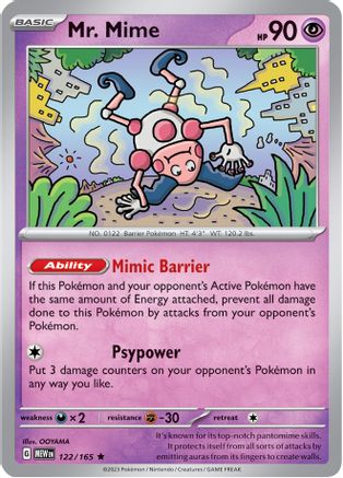 Mr Mime Holo 122-165 – Razor Leaf